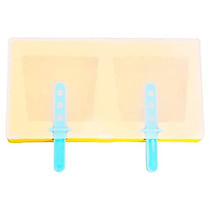 Silver Buffalo Nickelodeon's Spongebob Squarepants 2pc Popsicle Maker Set, Regular, yellow