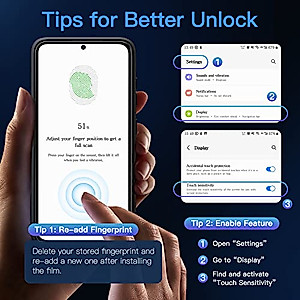 JETech 5 in 1 Matte Case for Samsung Galaxy S23+/ S23 Plus 6.6-Inch with 2 Screen Protector and 2 Camera Lens Protector, Translucent Back Protective Phone Cover, Tempered Glass Film (Black)