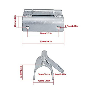 AUTOVIC for Snowmobile Bumper Hitch for Polaris Ski-Doo Arctic Ca t Yamaha Towing Hitch