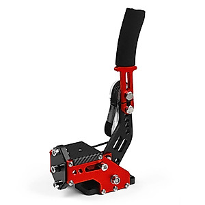 JISMCEKU Racing Games with Fixture 14Bit Handbrake Sim for Racing Games Fit for G27/G29 T500/Blue