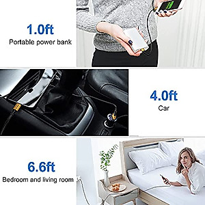 5Pack Short iPhone Charger Cable 1FT Lightning Cable 1 Foot Charging Station Portable Desktop Cord for iPhone 12 11 Pro X XS Max XR / 8/8 Plus / 7 Plus / 6 Plus / 5S / iPad/iPod and Power Bank, Gold