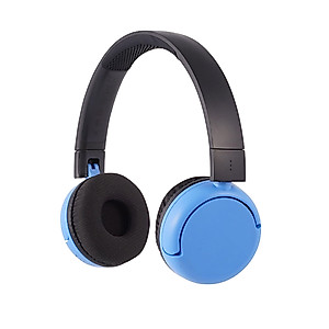 Made for Amazon, Volume Limiting Bluetooth BuddyPhones, PopTime in Blue. Ages (8-15)