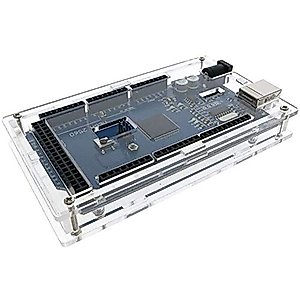 HiLetgo 5pcs Mega 2560 Enclosure Case Kits Transparent Acrylic Enclosure Case Mega 2560 Case Enclosure Box for Arduino Mega 2560 R3 Pack of 5