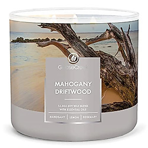 Goose Creek Mahogany Driftwood 3-Wick Scented Candle
