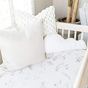 Oilo Baby Blanket Bundle | Cute Lightweight Cotton Fabric Comforter | Cozy, Soft wash & Waterproof Diaper Change pad, Blanket & Crib Sheet | for Infant/Toddler | Newborn Nursery Collection | Llama