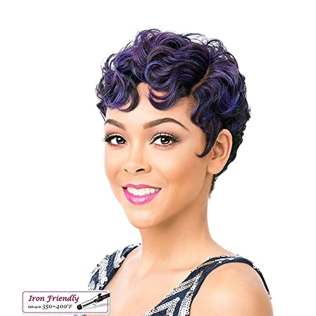 it's a wig! Synthetic Hair Wig Nuna (1 - JET BLACK)