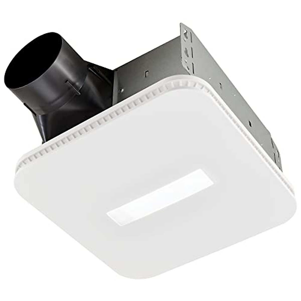 Broan-NuTone AE80LK Ventilation with LED CleanCover and Roomside Installation, ENERGY STAR Certified, 80 CFM, 0.7 Sones, White