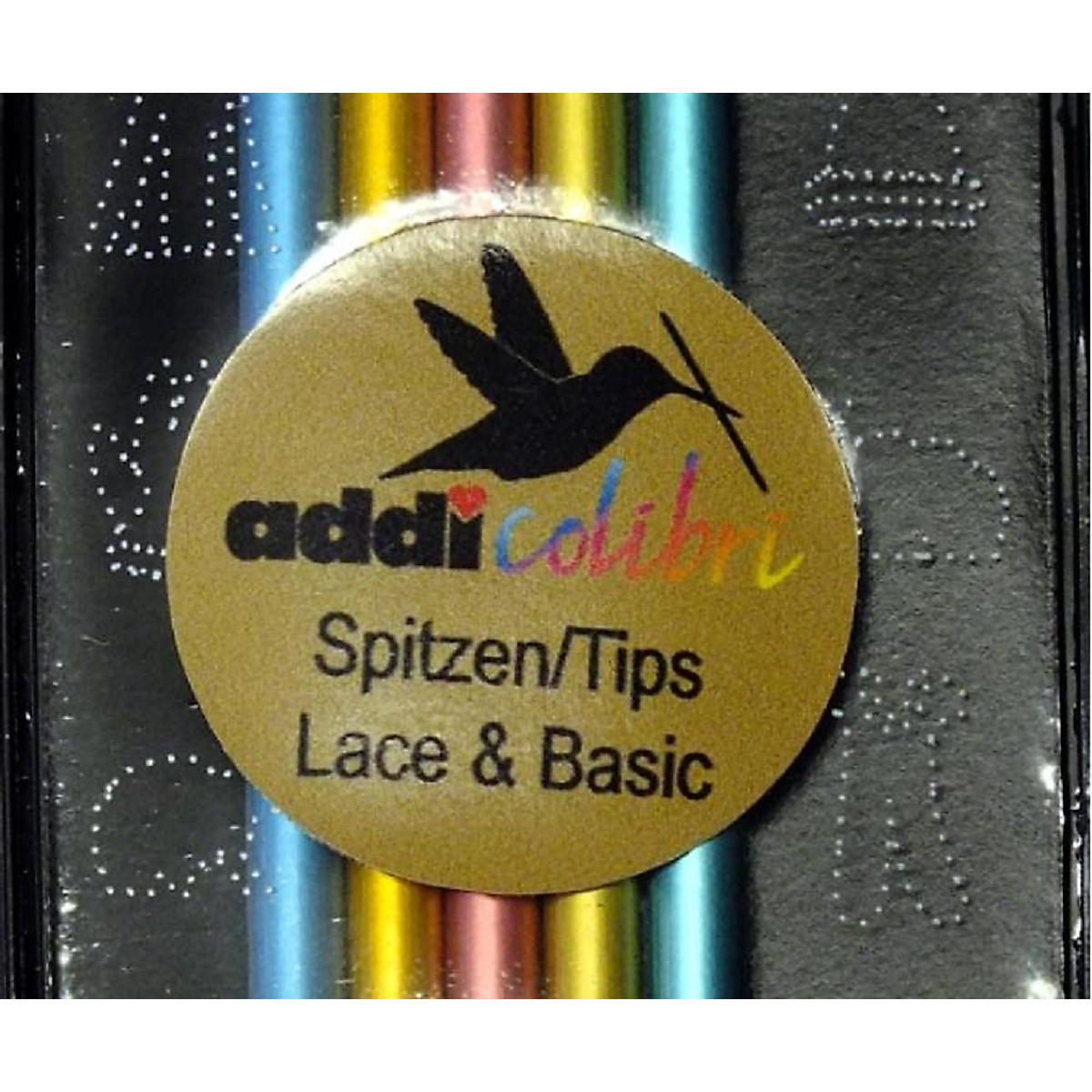 Addi FlipStix Double Pointed Knitting Needles 6-inch (15cm) - Set of 5; US Size 8 (5mm)