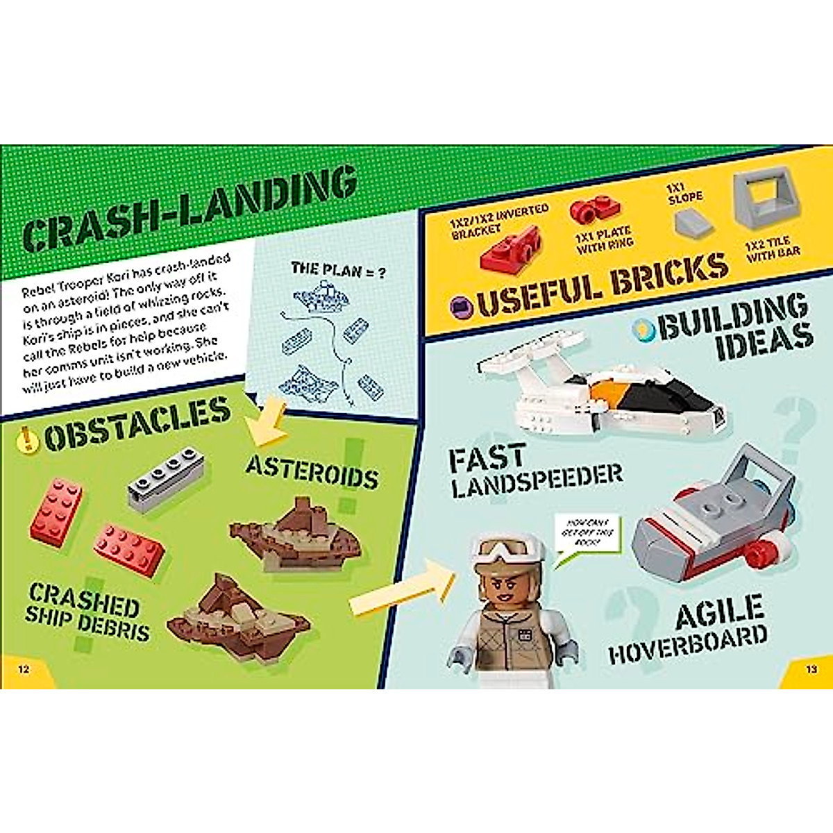 LEGO Star Wars Galaxy Mission: With More than 20 Building Ideas, a LEGO Rebel Trooper Minifigure and Minifigure Accessories!