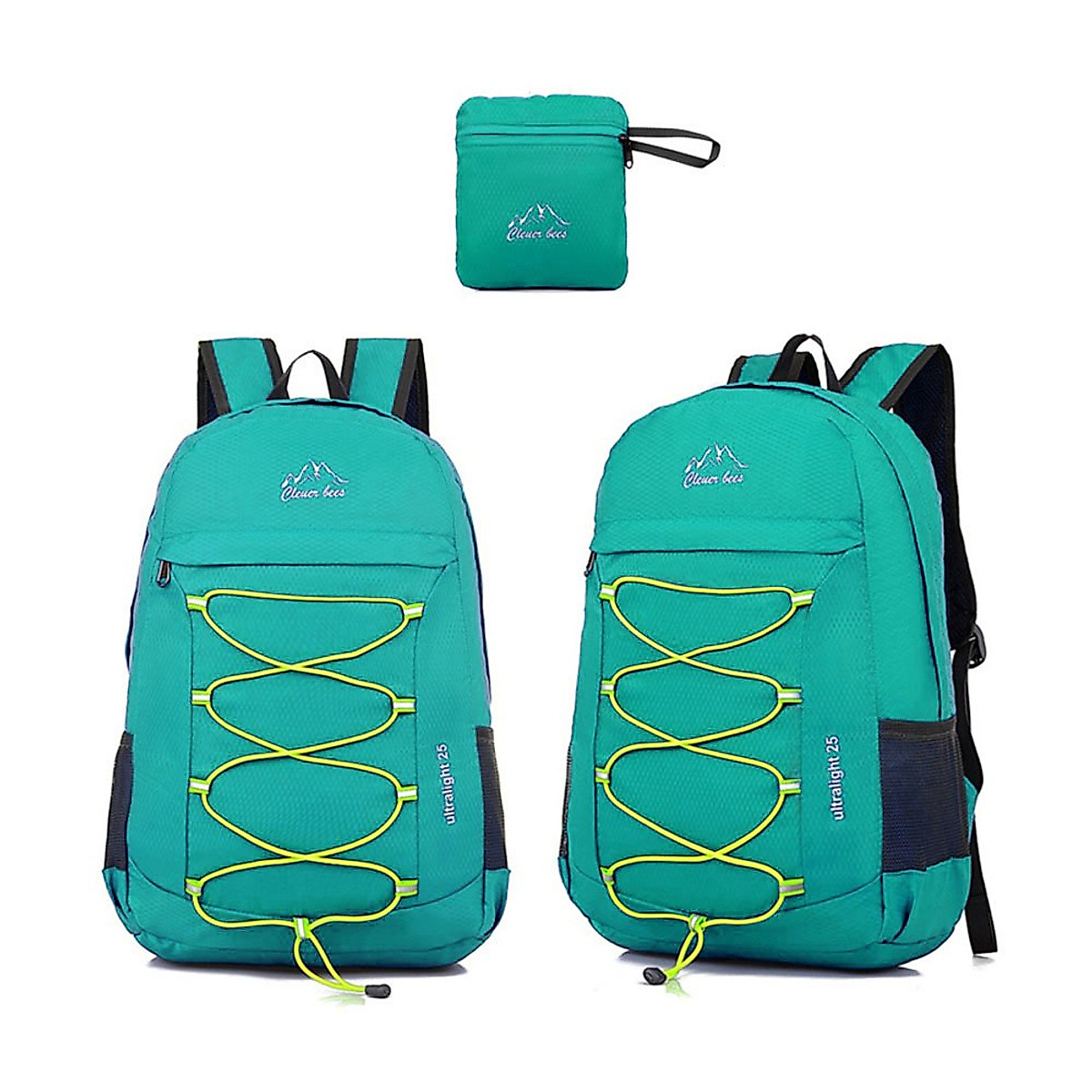 CLEVER BEES Outdoor Foldable Water Resistant Hiking Backpack