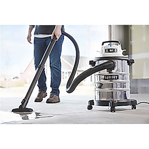 6 Gallon Stainless Steel Wet & Dry Vacuum 5.0 Peak HP