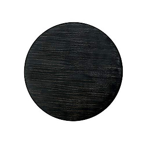 BOWERY HILL 48-inch Wood Round Dining Table in Antique Black
