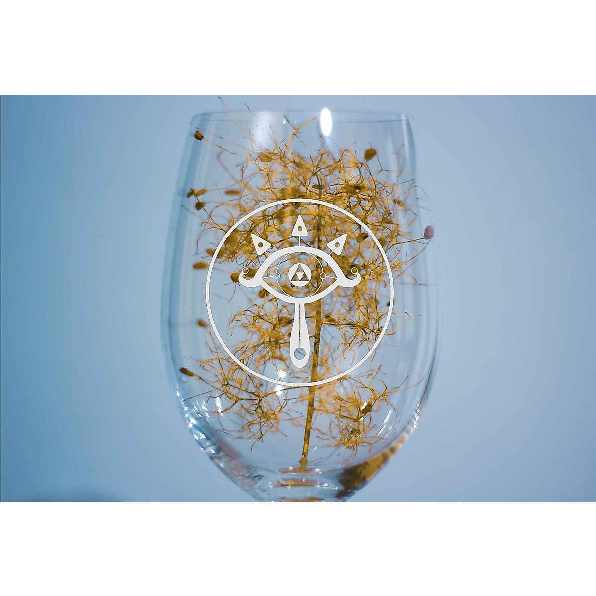 Hat Shark Truthful Eye Legendary Royal Ninja Tribe Video Game Parody - Laser Engraved Stemless Wine Glasses