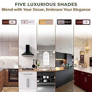 TEYGA Dishwasher Magnet Clean Dirty Sign Indicator - Clean Dirty Dishwasher Magnet, Dirty Clean Dishwasher Magnet, Clean and Dirty Dishwasher Magnet, Clean Dirty Magnet, Dishwasher Sign Clean Dirty