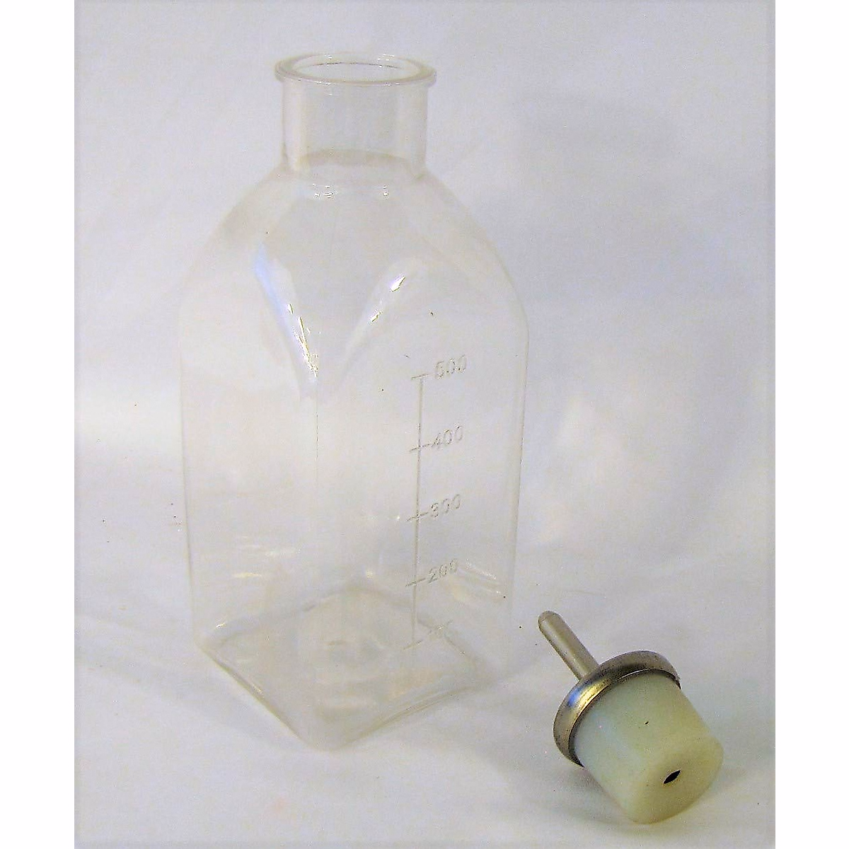 Lab Mouse Rat Rodent Cage & Water Drinking Bottle (500 ml Clear Water Bottle)