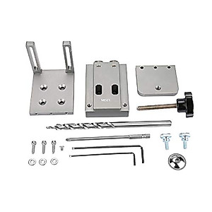 Pocket Hole Jig - Mini Style Pocket Hole Jig Kit for Wood Working Step Drill Bit Set