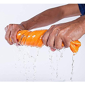 The Original Cleaning Shammy 6-Pack, 20" X 27", X-LARGE, Multi-Purpose, Super Absorbent Cleaning Cloth, 100% Rayon, Made In Germany, For Washing, Waxing, Buffing, Kitchen Use and More!