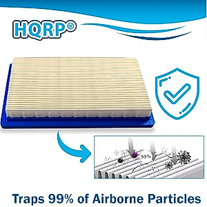 HQRP Primary Filter with Pre-Filter Compatible with John Deere MIU10998 MIU10999 fits X300 X300R X304 Series Lawn Tractors equipped with Kawasaki FH491V Engine