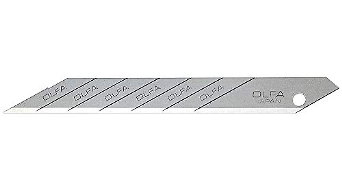 OLFA 9mm Snap-Off Art Blades (10-Pack) | 30-Degree Precision