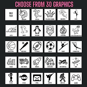 Personalized Water Bottle For Kids - Small 12oz BPA Free Custom Insulated Stainless Steel Bottle for School w/Name for Girl or Boy - w/Reusable Straw (Pink)