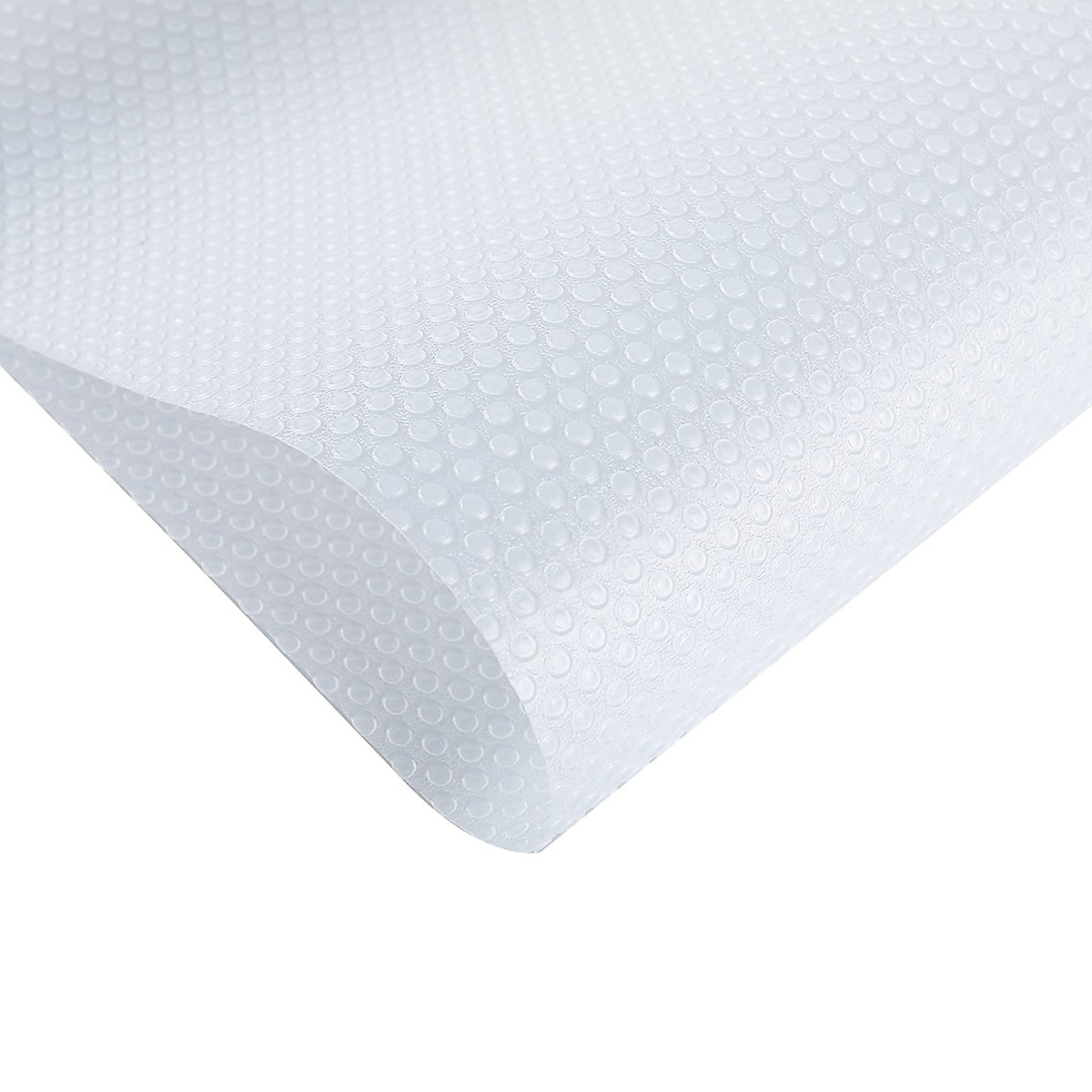 XMSound Thicken Wire Shelf Liner,13.5" x157Inch Heavy Duty Waterproof/Transparent/Raindrop Non-Slip Refrigerator Mats for Metal Shelving, Drawer Liner