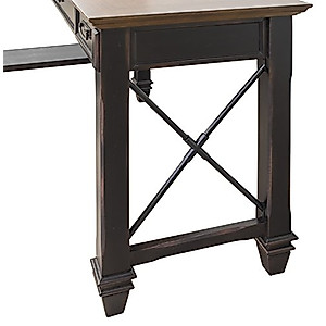 Martin Furniture Hartford Open L-Shaped Desk, Brown
