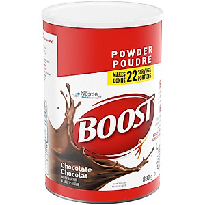 BOOST Nutritional Powder Instant Breakfast Drink Mix Chocolate 880g/31oz {Imported from Canada}