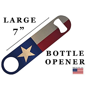 Texas State Flag Speed Bottle Opener Heavy Duty Gift For Texan Lone Star State Flag