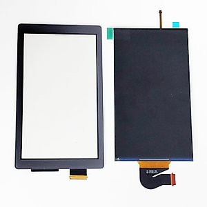 TheCoolCube LCD Display Screen + Touch Digitizer Replacement Compatible with Nintendo Switch Lite (2019) (Black)