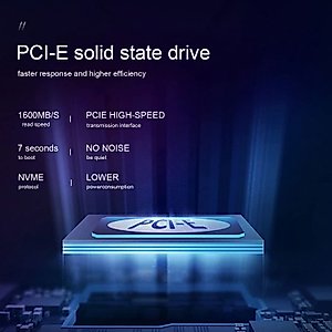 HP EliteDesk 800 G3 Mini Desktop Computer Intel i7-7700T up to 3.80GHz 32GB New 1TB NVMe SSD Built-in AX200 Wi-Fi 6 BT Dual Monitor Support Wireless Keyboard and Mouse Win10 Pro (Renewed)
