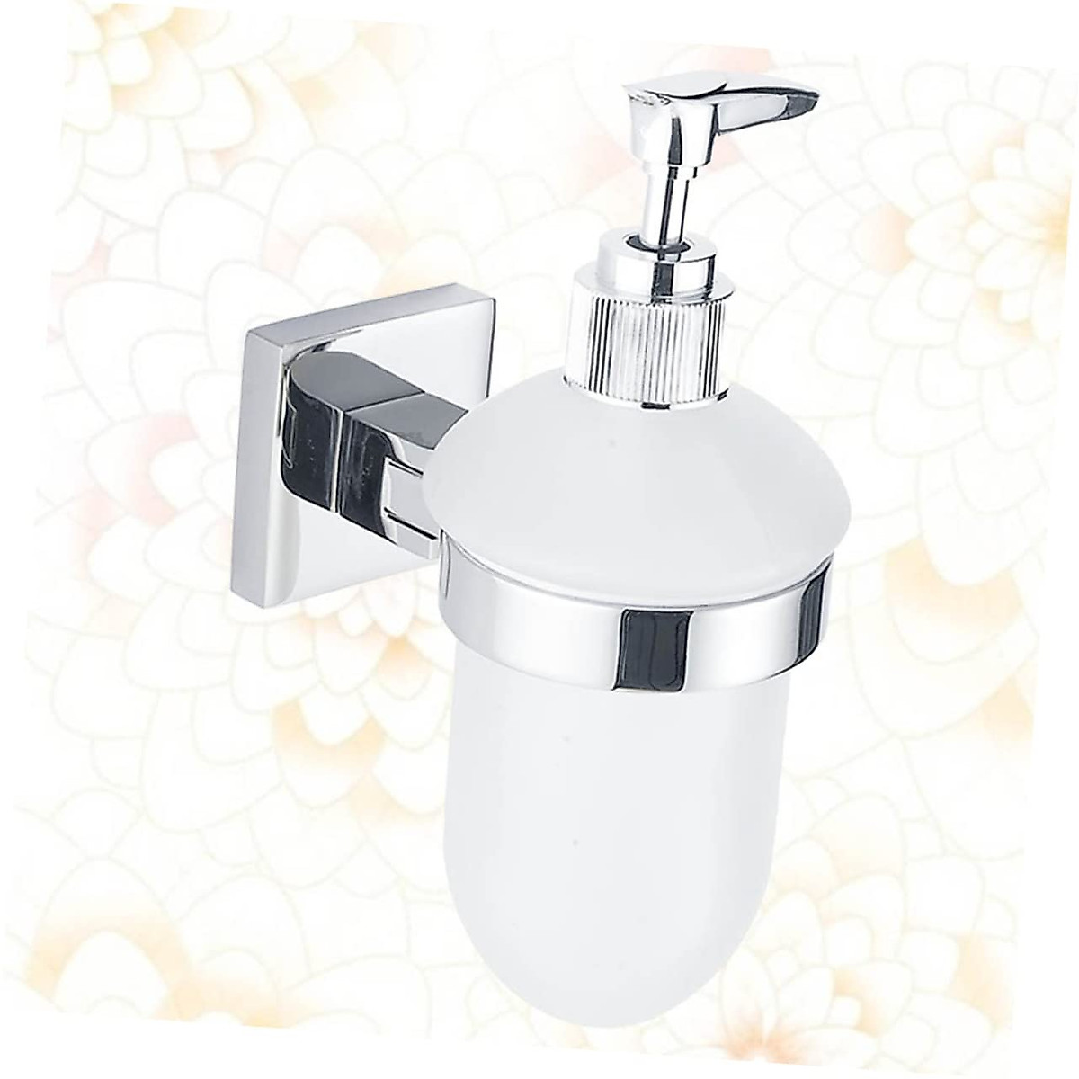 DRESSOOS 304 Stainless Steel Soap Dispenser Wall Mount Liquid Soap Bottle for Bathroom Kitchen Use