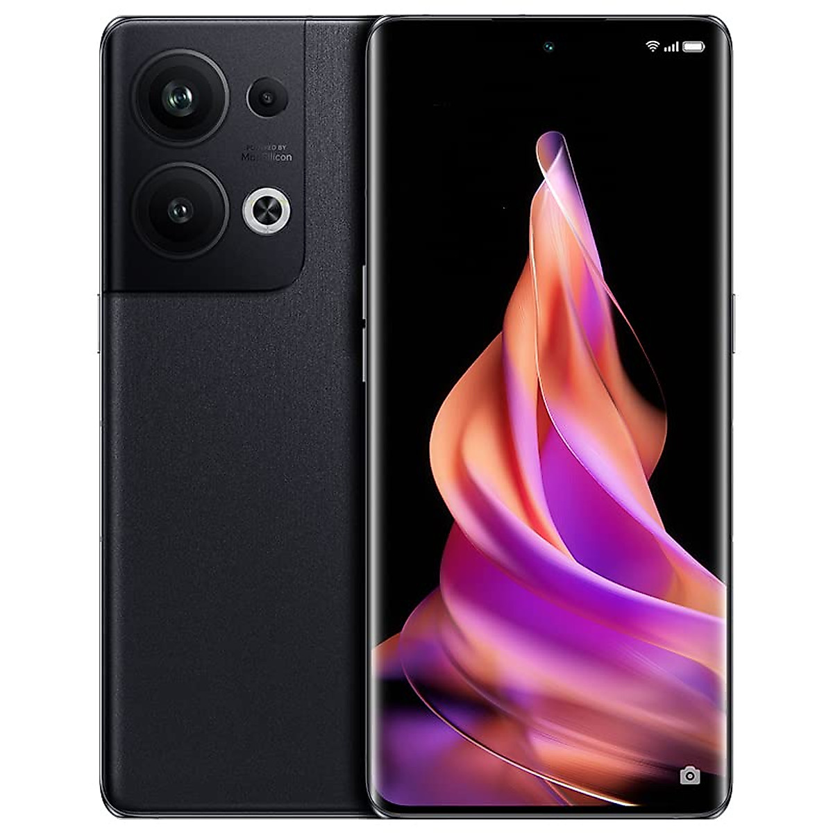 Original Oppo Reno 9 Pro+ Pro Plus 5G Smartphone 16G+512GB 6.7"120Hz AMOLED Snapdragon8+Gen1 Android13 50MP Camera Octa Core 80W Super VOOC FaceID 4700mAh OTG NFC by-（CTM Global Store） (Black 12+512)