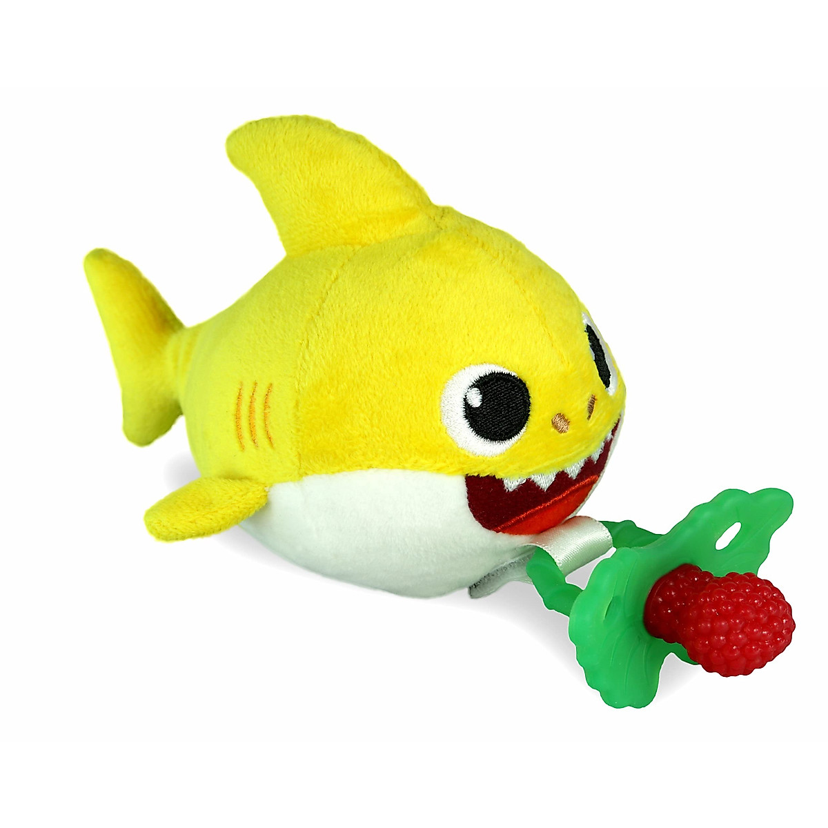 RaZbaby RaZbuddy RaZberry Teether/Pacifier Holder w/Removable Baby Teether Toy - 0M+ - Bpa Free - Monkey