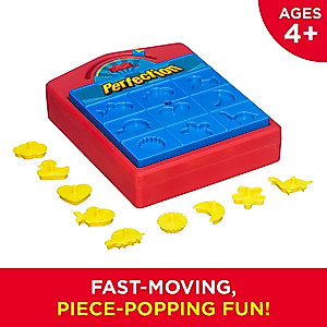 Hasbro Gaming Perfection Popping Shapes and Pieces Game for Kids Ages 4 and Up