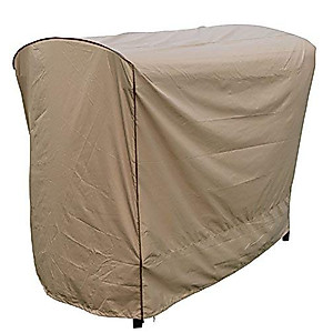 SORARA Swing Chair Cover Outdoor 3 Triple Seater Hammock Swing Glider Canopy Cover, All Weather Protection, Water Resistant, 80" L x 57" W x 72" H