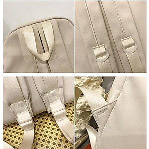 LIEEI Backpack with Cute Pins and Plush Pendant for Teen Girls School Large Capacity Waterproof School Bag Bookbag Backpacks (Pink-2)