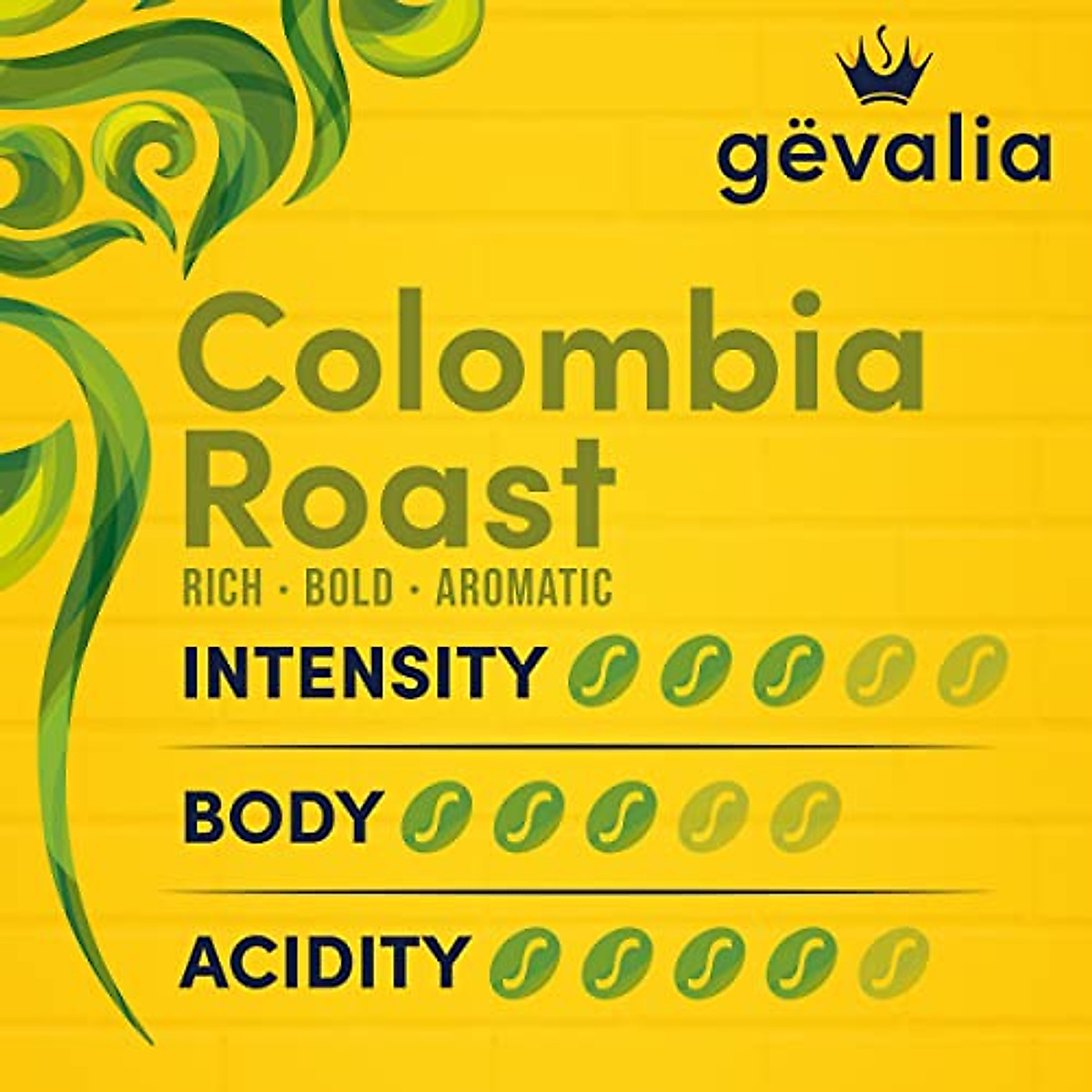 Gevalia Colombia K-Cup Coffee Pods, for a Keto and Low Carb Lifestyle (84 ct Box)