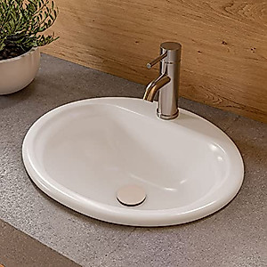 ALFI brand ABC802 Bathroom Sink, White