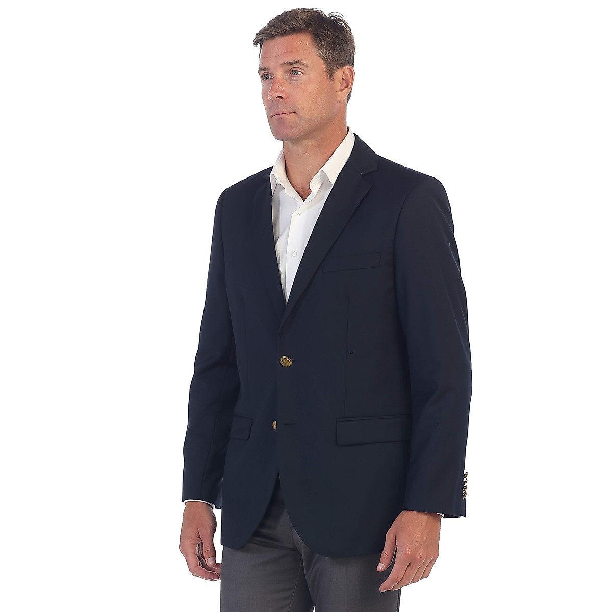 Gioberti Mens Formal Navy Blazer Jacket, Size 38 Regular