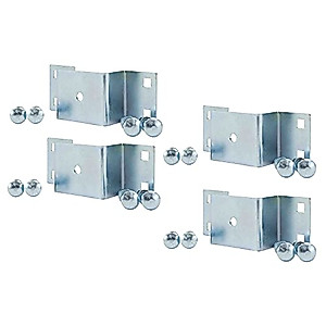 Mytee Products (4 Pack) Utility Trailer Bolt ON Stake Pocket (1/8" Thick 11 Guage), 3" x 1-1/2", Trailer Truck, Board Holder, Zinc Coated, Flatbeds