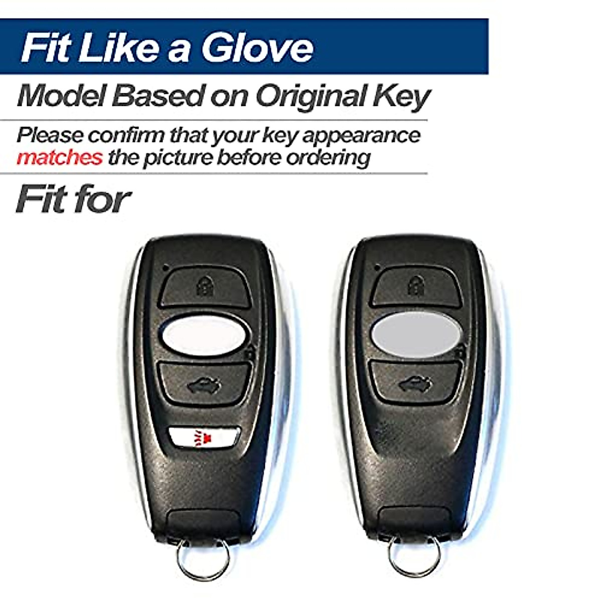 INFIPAR Fit for 2021 2020 Subaru Ascent BRZ Crosstrek Forester Impreza Legacy Outback WRX STI TPU Key Fob Remote Cover Case Shell Glove Pouch Holder Protector Keyless Entry Sleeve Accessory, Pink