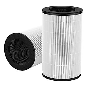 AP-PET35 AP-T30 Replacement Filter Compatible with HoMedics TotalClean Air Purifier Models 5-in-1 AP-T30FL AP-T30WT AP-PET35FL AP-PET35-WT, 360° Filtration 5 Layers 3 in 1 H13 True HEPA Filter
