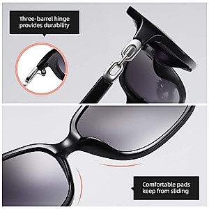 AOMASTE Retro Square Polarized Sunglasses for Women UV400 Protection Driving Outdoor Eyewear