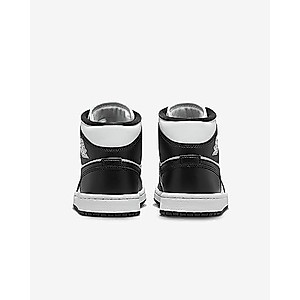 Jordan 1 Mid Women White/Black-Panda Mid DV0991-101 8.5