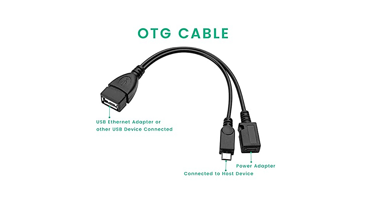 OTG Cable for TV Stick 4K/Max: Ethernet, USB Hub & Storage