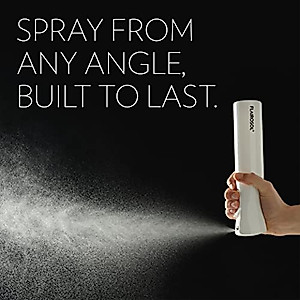 FLAIROSOL - The Original, Plant Mister Spray Bottle for Indoor and Gardens, Continuous Mist with 1,001 Uses. Trusted by Professionals. Patented Technology. 10 oz, White Bottle, Green Print