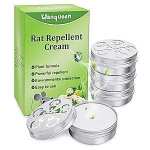 4 Pack Rodent Repellent for Car Engines, Peppermint Oil to Repel Mice and Rats, Mouse Repellent Keep Rodents Out of Car Rat Repellent for House Mice Repellent Outdoor