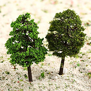 70pcs 3-9cm Model Trees HO Scale Layout, Model Train Scenery Architecture, Railroad ArchitectureModel Train Scenery Architecture, Railroad Architect Diorama Tree for DIY Scenery Landscape, Mixed Color