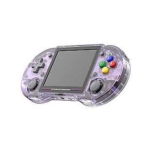 RG353PS Retro Handheld Game Console 3.5'' IPS Screen Linux OS RK3566 64bit Game Player with 128G TF Card Preload 4519 Classic Games Built in 3500mAh Battery Compatible with 5G WiFi and 4.2 Bluetooth