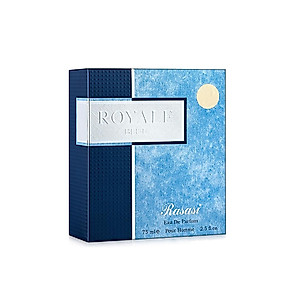RASASI Royale Blue Eau De Parfum Spray for Men, 2.5 Ounce